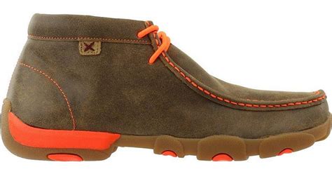 Twisted X Mens Chukka Driving Mocs Bomberneon • Price