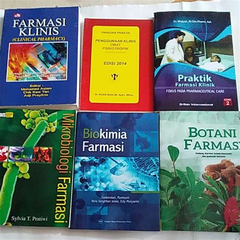 Jual PAKET BUKU FARMASI BIOKIMIA FARMASI MIKROBIOLOGI FARMASI PRAKTIK