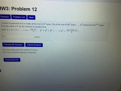 Solved W3 Problem 12 Previous Problem List Next 1 Point A