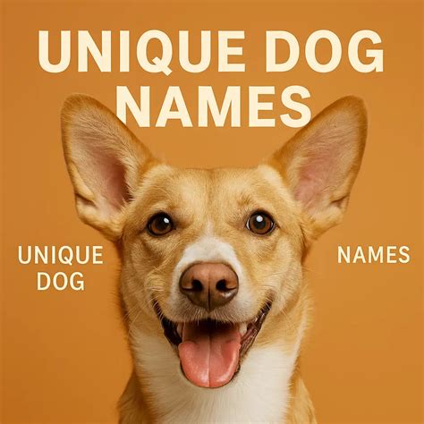 Unique Dog Names Creative Ideas For Every Pup Personality