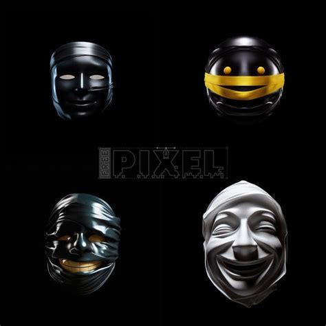 Free 3d Images The Diverse Masks Of Emoji Messenger Icons