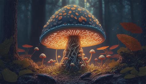 Mushroom Forest Wallpaper