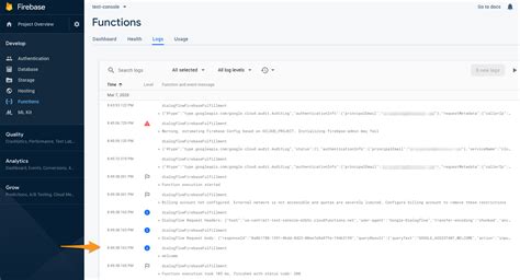 Where Can I See Console Log Messages Logged In My Google Action