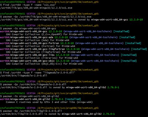 Partly Failure In Mingw W64 GTK4 Packages Installation Issue 16238