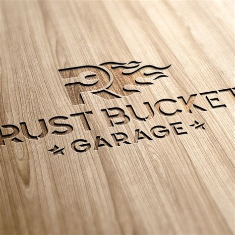 Rust Bucket Garage Needs A Stencilable Logo For A Grassroots Automotive Livestreamer Logo