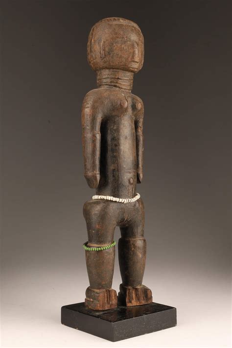 African Carved Fetish Female Fertility Figure Auction