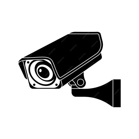 Premium Vector Fixed Cctv Simple Video Surveillance Closed Circuit Television Security Camera
