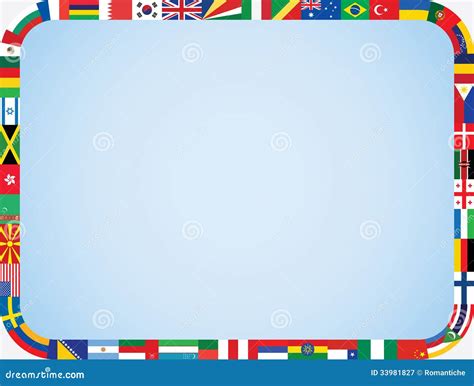 All Flags Frame Vector Illustration 16980842