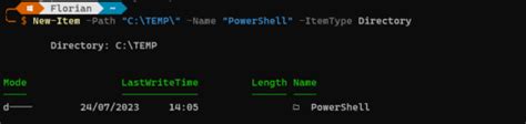 Powershell Comment Créer Un Dossier Ou Des Dossiers