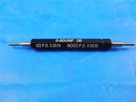 New Unf B Thread Plug Gage Go No Go P D S Ebay