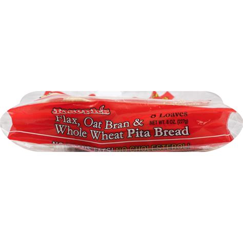 Josephs Pita Bread Flax Oat Bran And Whole Wheat 8 Each Instacart