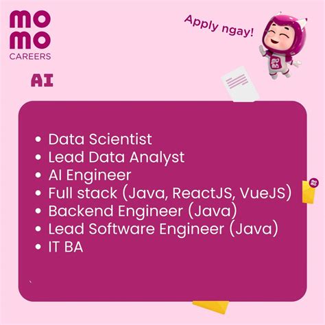 Tuyển Dụng Data Engineer Data Analysts Data Scientist Ai Bi Ba 💜 Ai Team Momo Tuyển Dụng