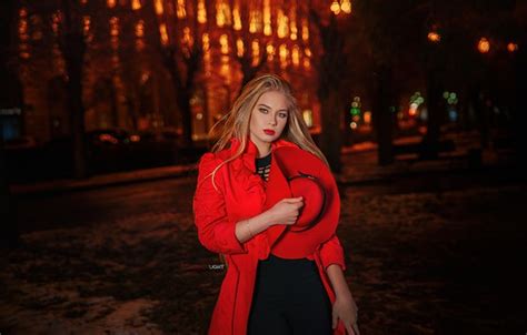 Download Wallpaper Look Girl Hat Alexander Drobkov Light Lily
