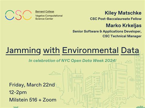 Barnard Computational Science Center