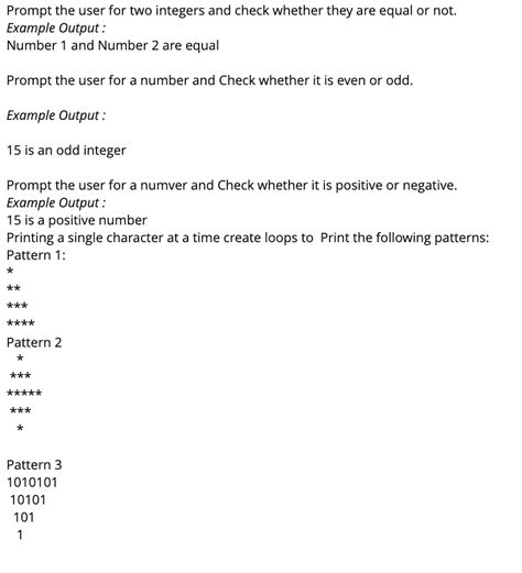Solved Prompt The User For Two Integers And Check Whether Chegg