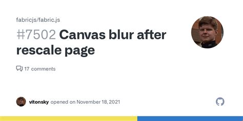 Canvas Blur After Rescale Page Issue Fabricjs Fabric Js GitHub