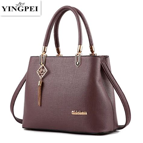 2017 Women Handbags Ladies Leather Commuter Office Ring Tote Bag Women