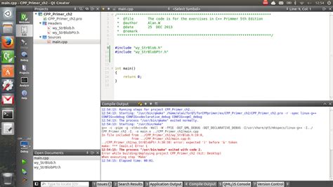 C Using Qt Creator Why Cant My Class Header Compile Stack Overflow