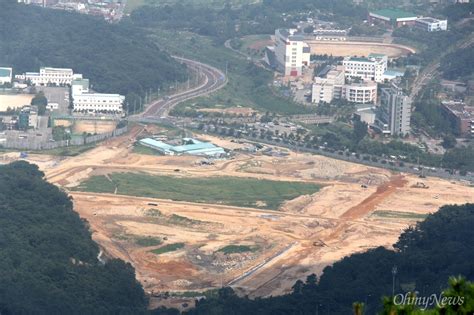 창원중앙역 앞에 조성되고 있는 창원 중앙 역세권 개발 오마이포토