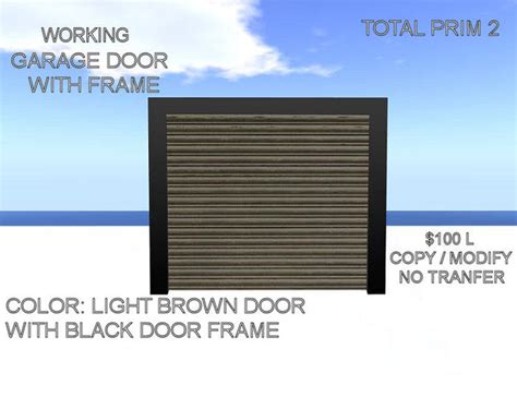 Second Life Marketplace Garage Door