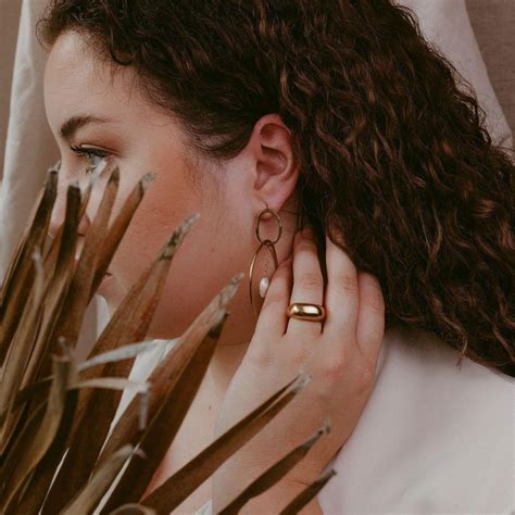 Atrium Ring Modern Domed Ring In Gold Or Silver Dea Dia