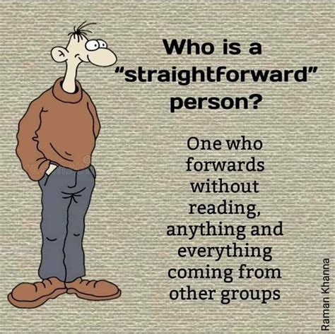 Are You A Straight Forward Person BULB