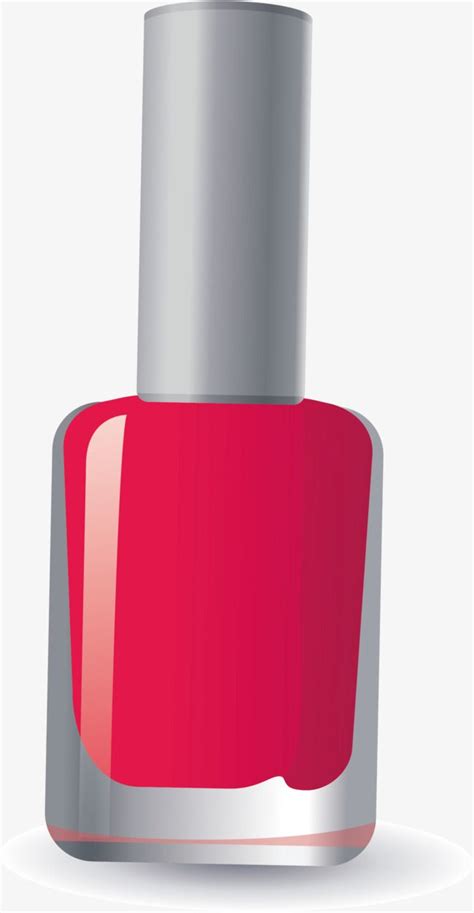 Red Nail Polish Vector Png Images Nail Vector Hand Red Nail Polish