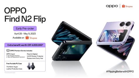 Oppo Perluas Pemesanan Find N Flip Melalui Shopee