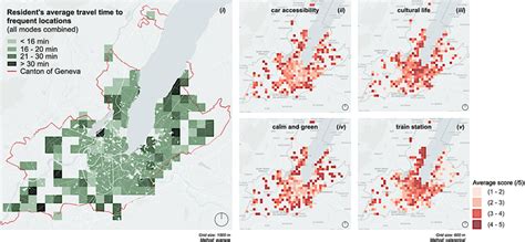 Comparison Between The Residents Average Travel Time I And The