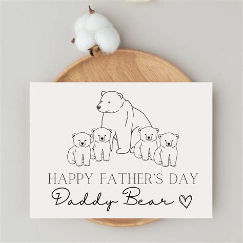Fathers Day Card For Daddy Personalised Fathers Day Card For Dad