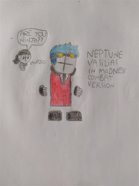 Neptune Vasilias From Rwby In Madness Combat Version Rnewgrounds