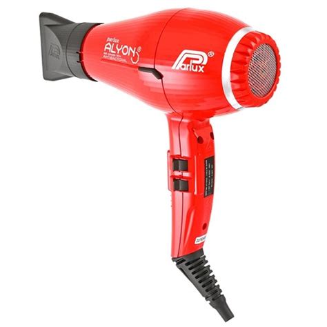 Parlux Alyon Air Ionizer Tech Hair Dryer And Diffuser 2250w Red