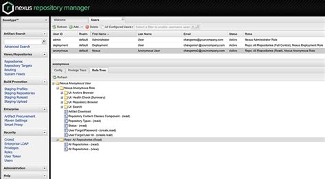 Nexus Repository Manager Private Repositories And Anonymous User
