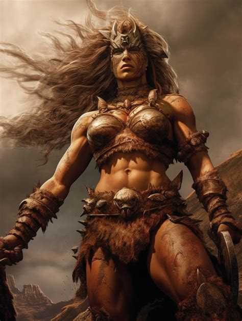 Female Barbarian By Markusreeve On Deviantart