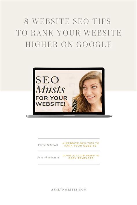 Website Seo Tips To Rank Your Website Higher On Google Content Marketing Infographic