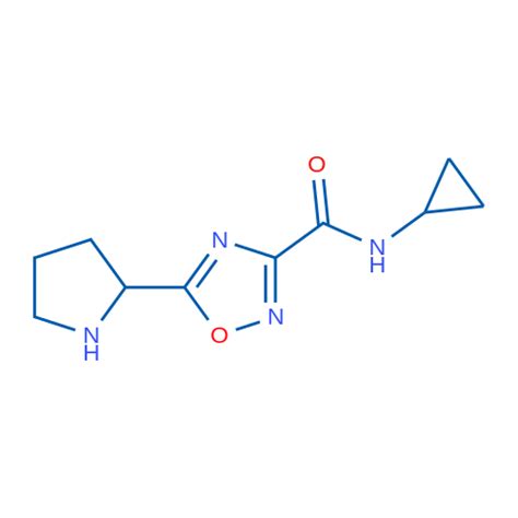 1594751 17 3 N Cyclopropyl 5 Pyrrolidin 2 Yl 1 2 4 Oxadiazole 3