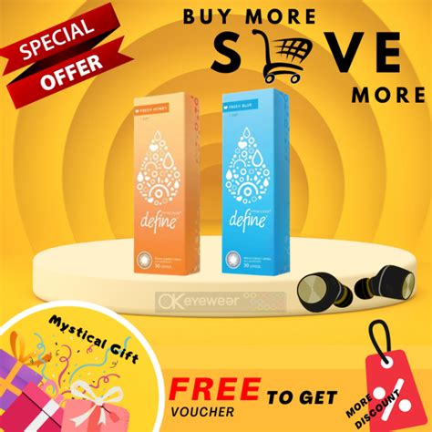 Acuvue Define Fresh 1 Day With Lacreon 30 Pcsbox Lazada