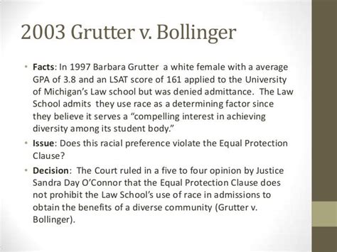 Affirmative Action Supreme Court Cases 1970s Present