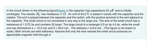 Solved In The Circuit Shown In The Following Figure Figure Chegg