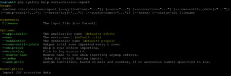 Import And Export From The Command Line Documentation Version 2 7