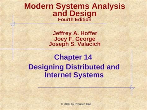 Ppt Chapter 14 Designing Distributed And Internet Systems Dokumen Tips
