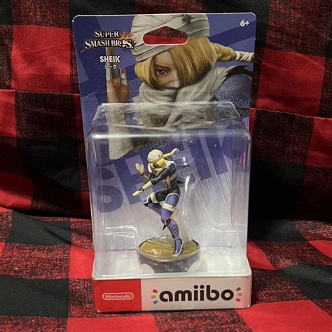 Super Smash Bros Sheik The Legend Of Zelda Amiibo Depop