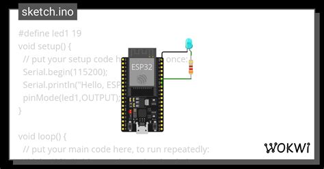 p0 1 wokwi esp32 stm32 arduino simulator