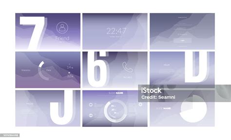 Modern Ui Screen Design For Mobile App With Web Elements Stock Illustration Download Image Now