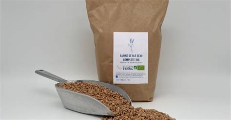 Farine De Blé Bio Semi Complète 25 Kg