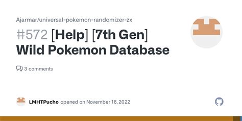 Help Th Gen Wild Pokemon Database Issue Ajarmar Universal