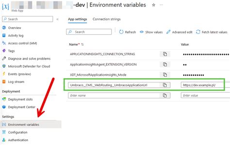 How To Configure Umbracoapplicationurl In Azure Web Apps