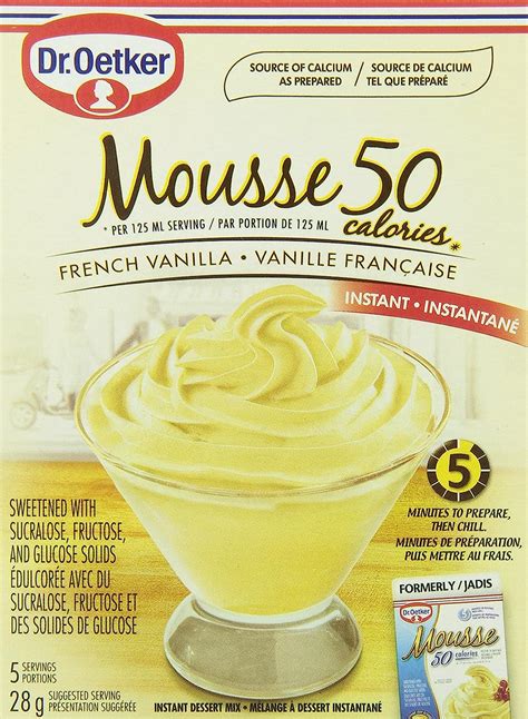 Dr Oetker Mousse French Vanilla Light Gm Pack Of Amazon Ca Grocery Gourmet Food