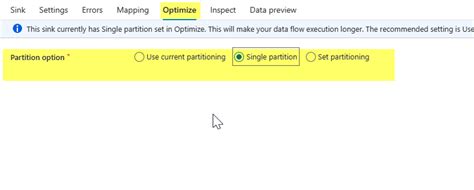 I Have Created A Datafow In Azure Data Factory In The Sink I Need To