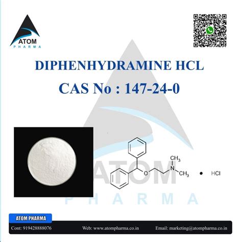Diphenhydramine Hcl Purity 99 At Rs 700 In Surat Id 7029789